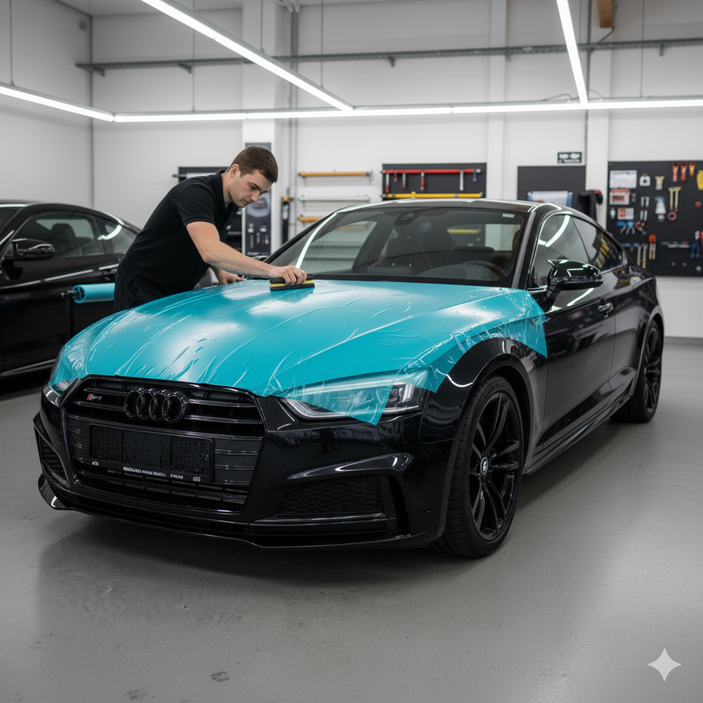 Audi Color Change PPF Wrap Installation Los Angeles - TOProtect