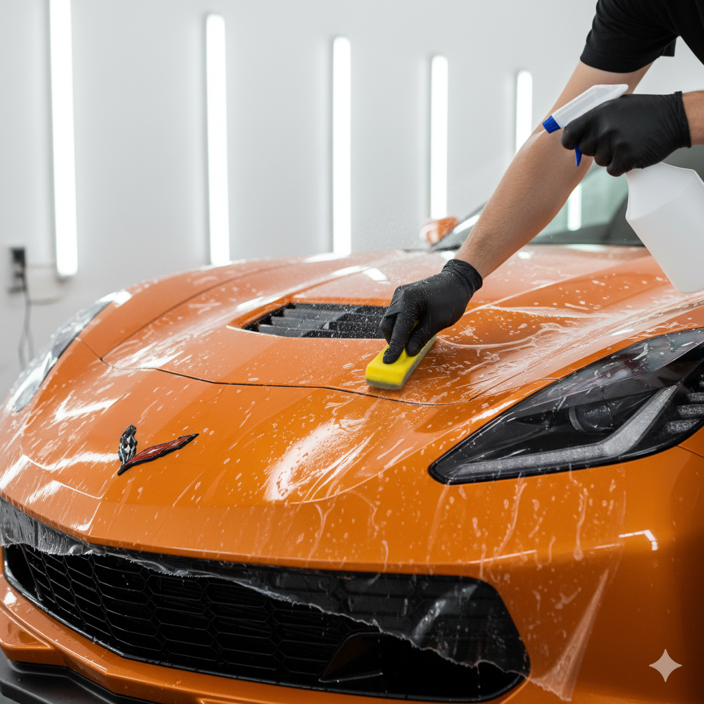 XPEL Chevy PPF Paint Protection Clear Bra Installation Los Angeles
