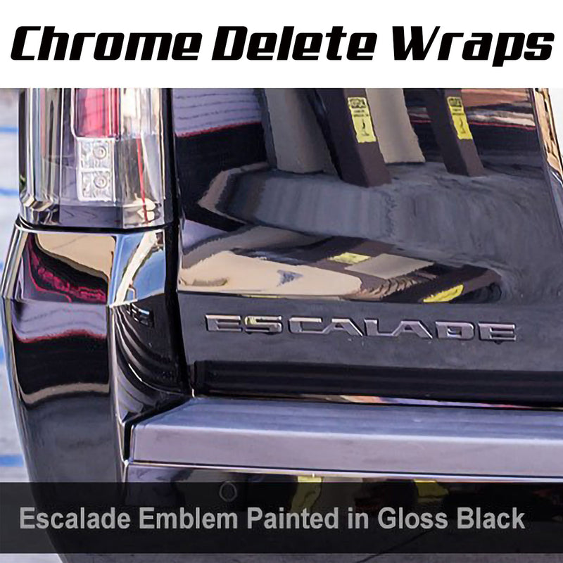Car Trim Chrome Delete Black Out Vinyl Wrapping & Painting Services in