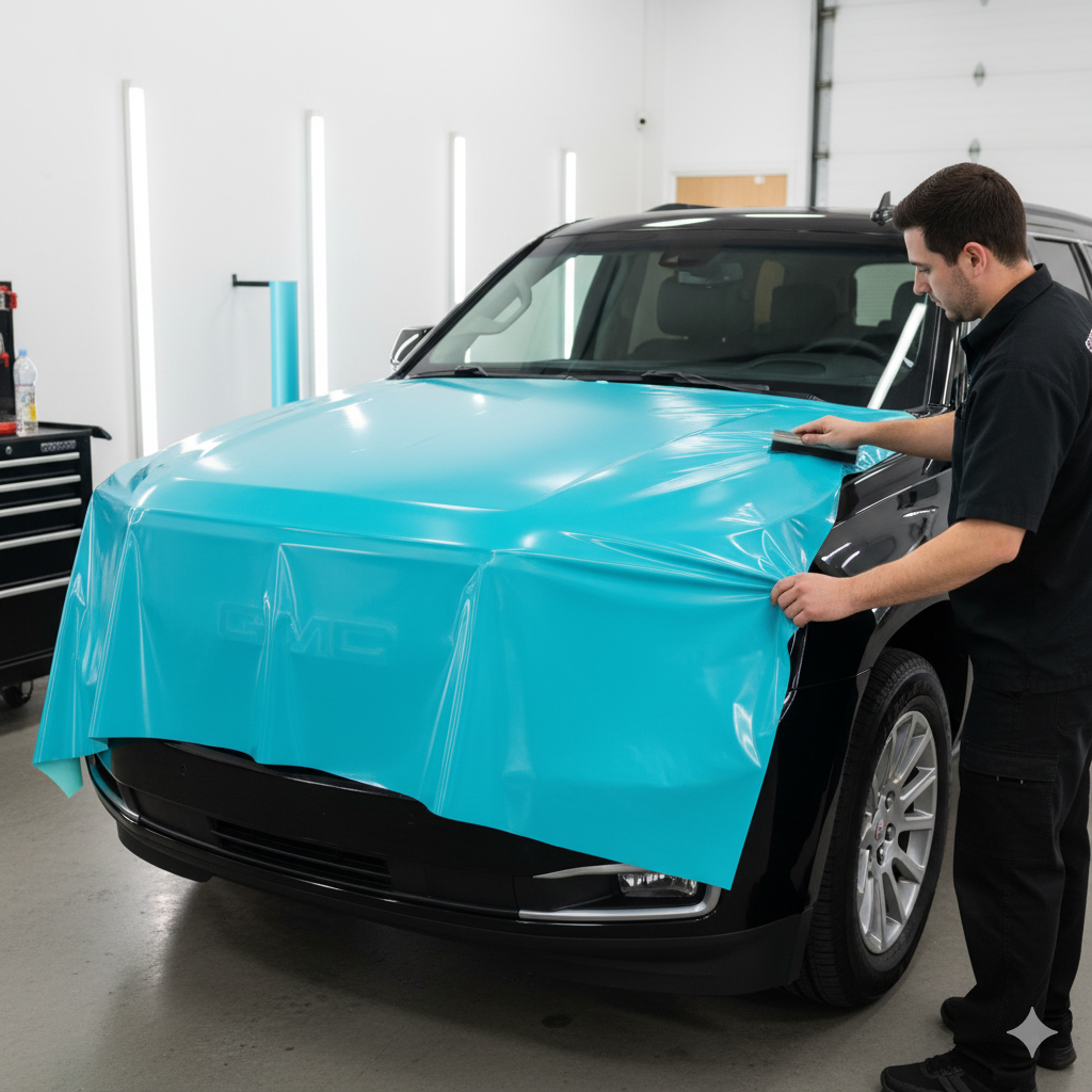GMC Color Change PPF Wrap Installation Los Angeles