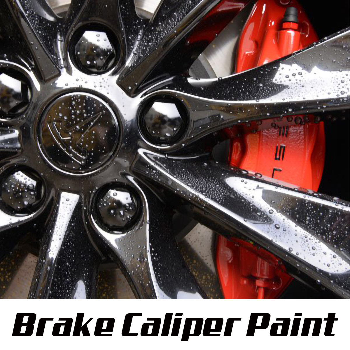 Custom Color Brake Caliper Painting with Logo Service in Los Angeles