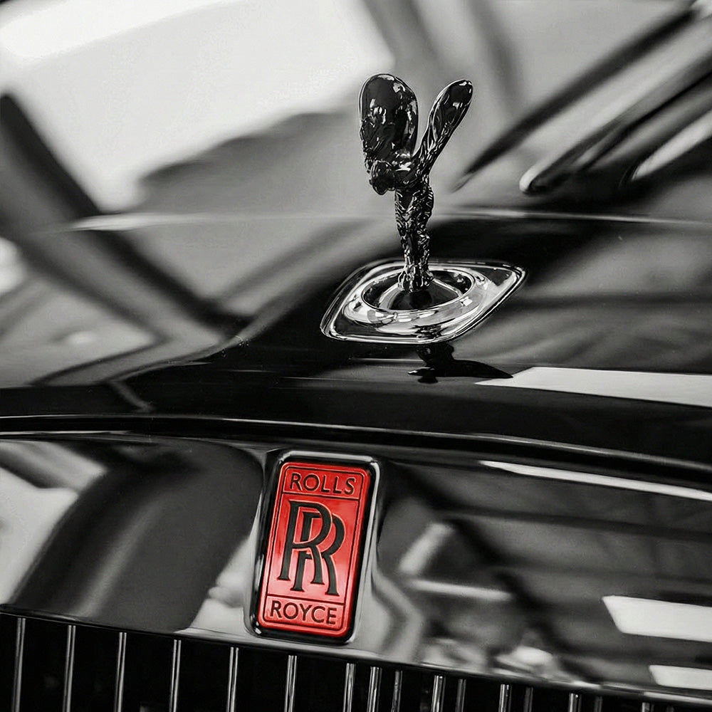 Bespoke Rolls-Royce Emblem Painting | The Royal Detail